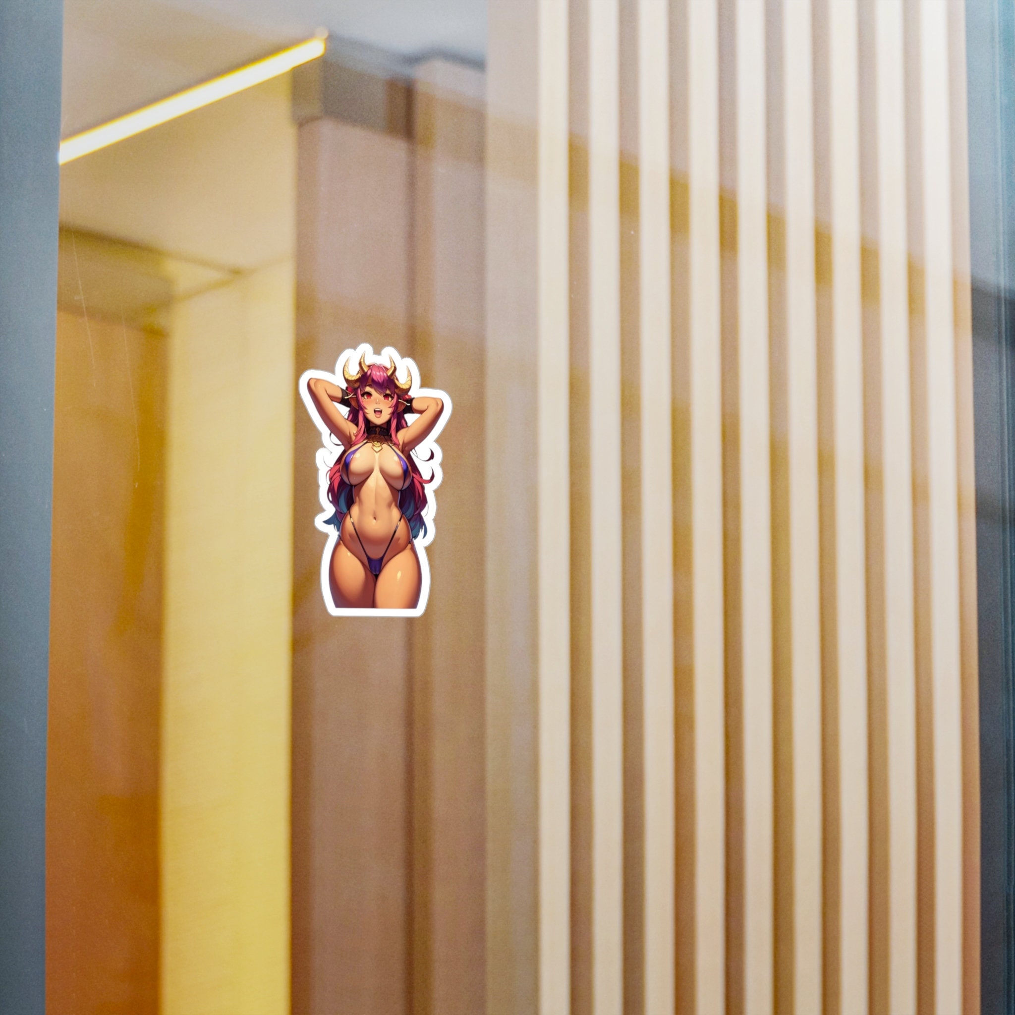 Demon Girl Sticker Anime Girl Bikini Sticker Anime Girl Sticker