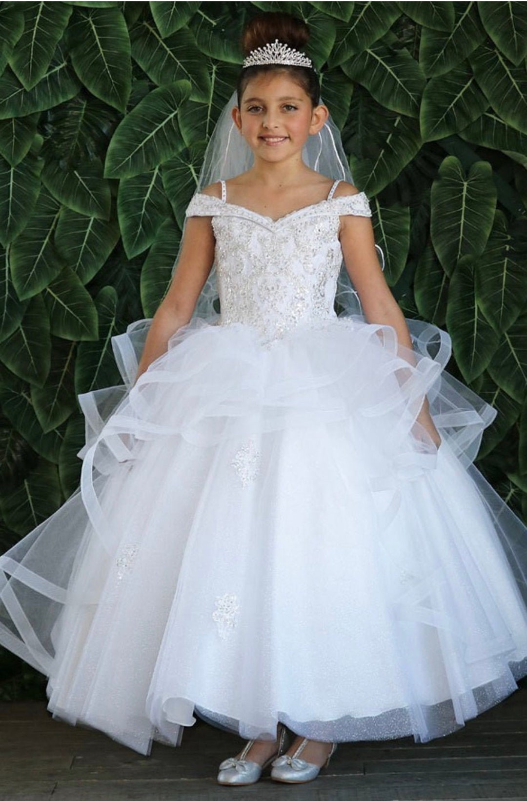 First Communion Girl Dress, Flower Girl Dress - Etsy