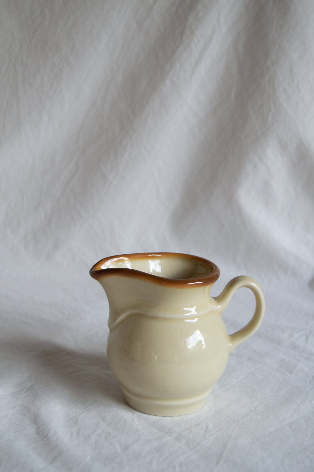 Beige Milk Jug Ceramic Milk Jug 1960s Pruszkow Pottery - Etsy
