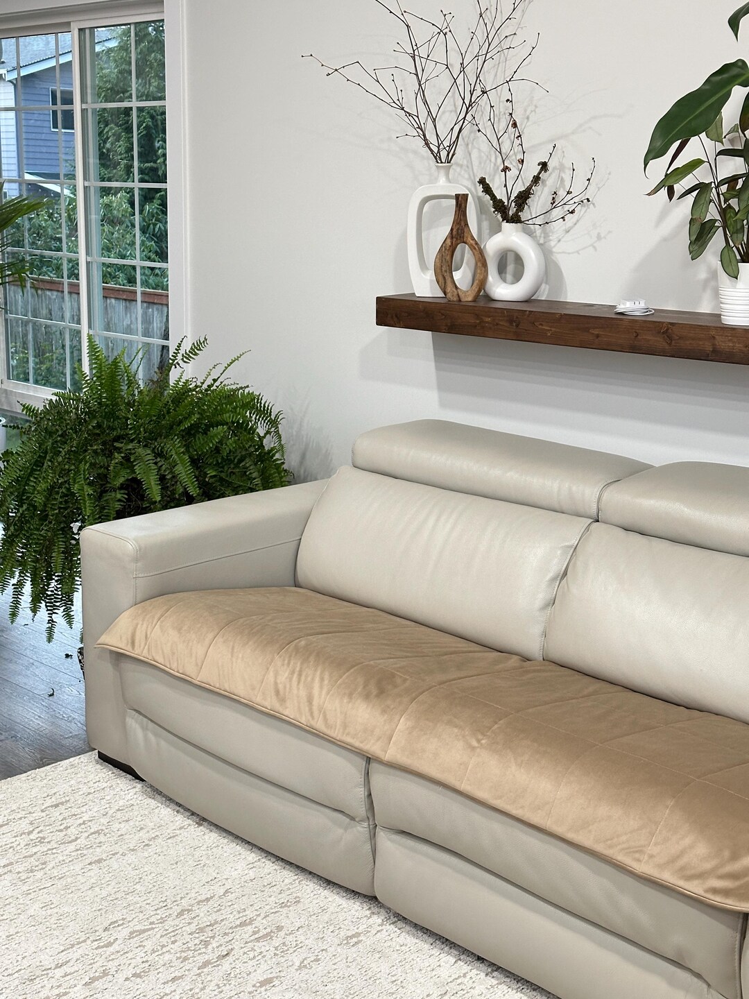 Velvet Couch Cover, Custom Sofa Cover, Couch Protector, Slipcover - Etsy