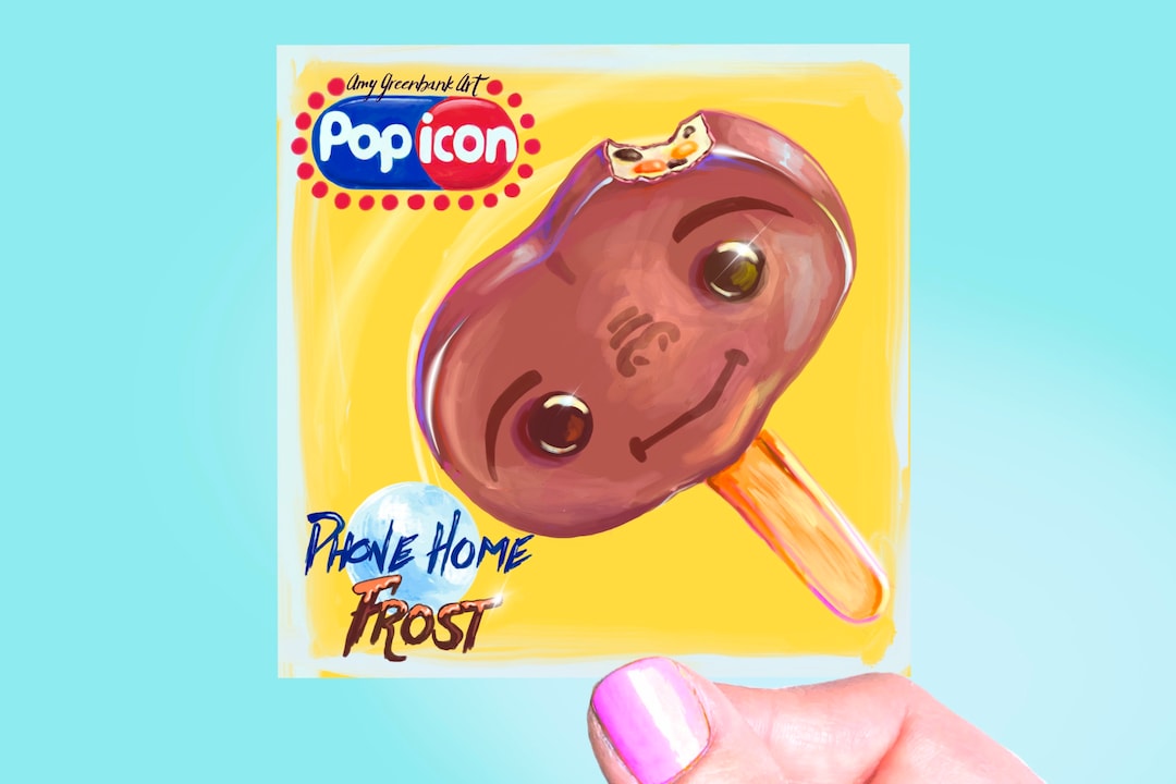 E.T. Popsicle Sticker Vinyl Sticker 80s Stickers Ice - Etsy