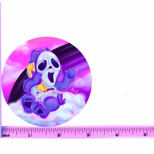 Ghostface Scarebear Sticker, Vinyl Sticker, 90s Stickers, Scream ...