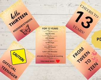 Official Teenager Sign | Etsy