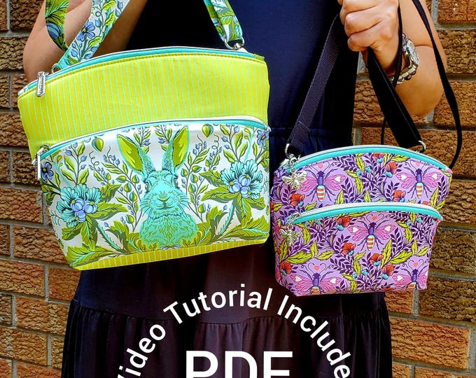 Small Cross Body Bag Sewing Pattern | Sling Shoulder Bag | Pattern ...