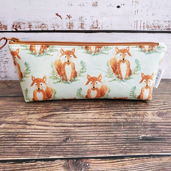 Fox Pencil Case - Etsy