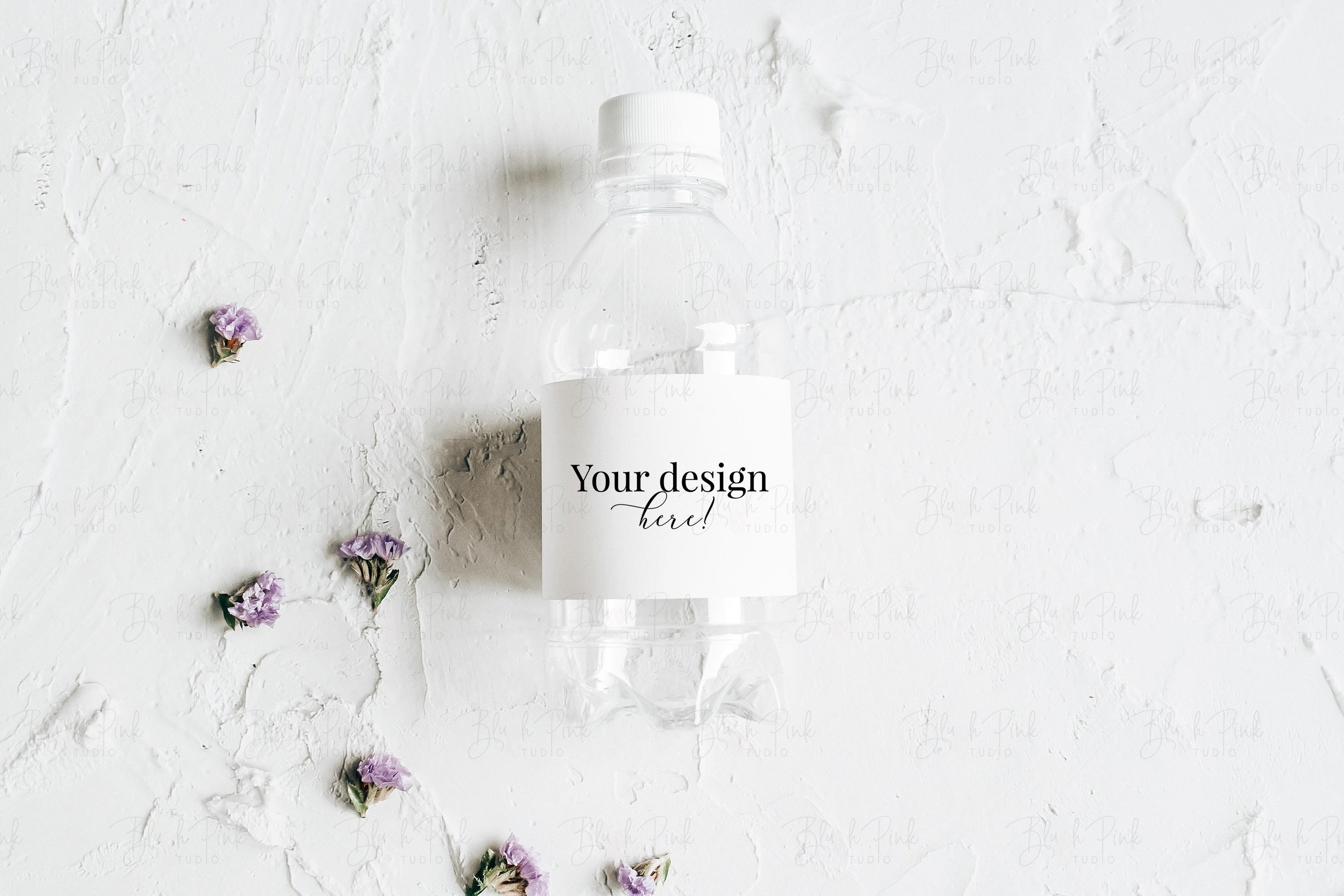 Water Bottle Label Mockup Simple Mockup Wedding Waterbottle - Etsy