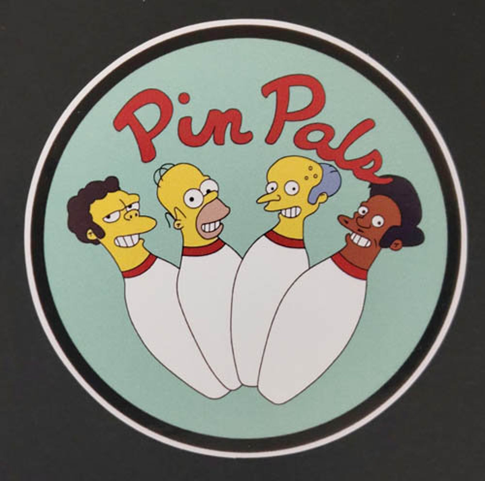 The Simpsons Decals Full Color Vinyl Pin Pals Kwik E Mart Isotopes ...