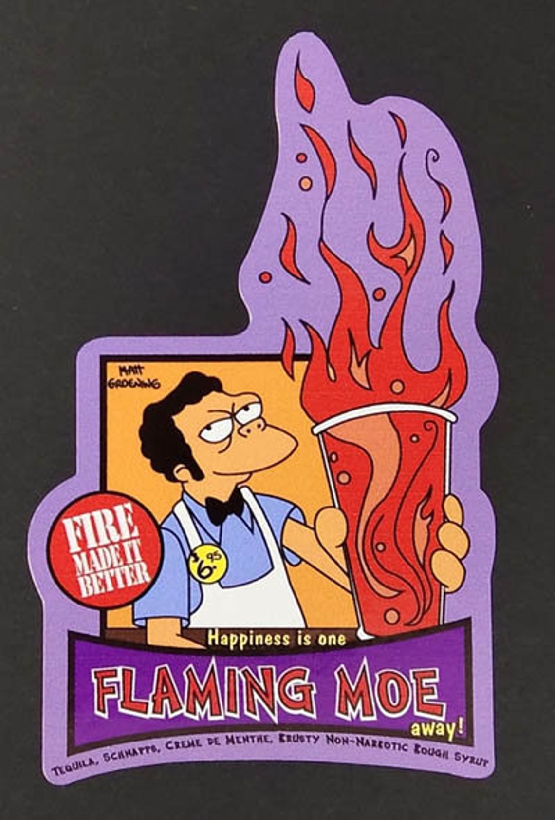 The Simpsons Decals Full Color Vinyl Pin Pals Kwik E Mart Isotopes ...