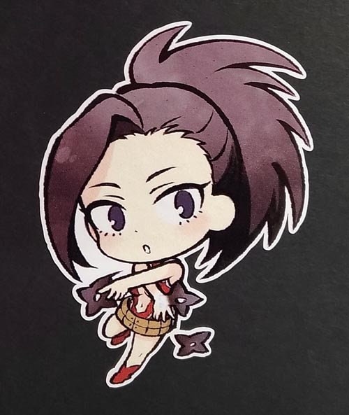 Mi héroe Academia Momo Yaoyorozu Creación Chibi Full Color | Etsy