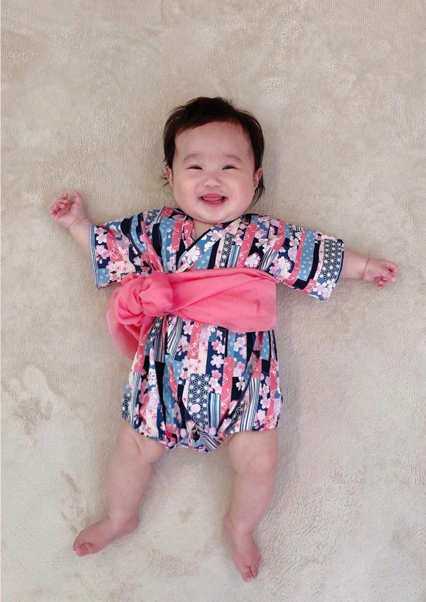 Handmade Baby Kimomo Jinbei Baby Romper Cute Baby Clothing - Etsy