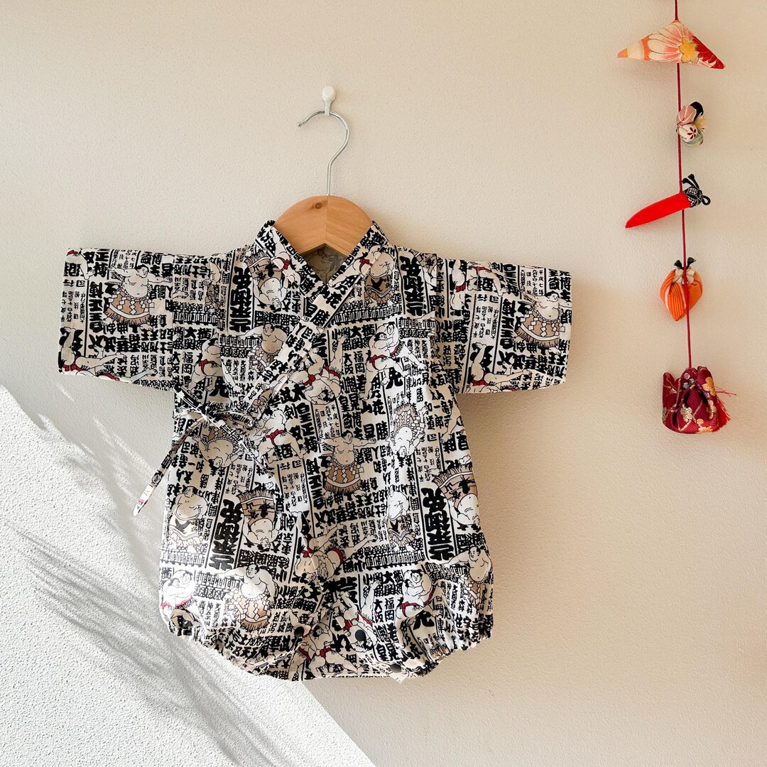 Baby Kimono Rompers, Baby Jinbei, Japanese Style Clothes for Babies ...