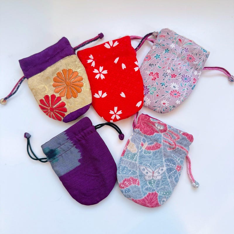 Silk Drawstring Kimono - Etsy