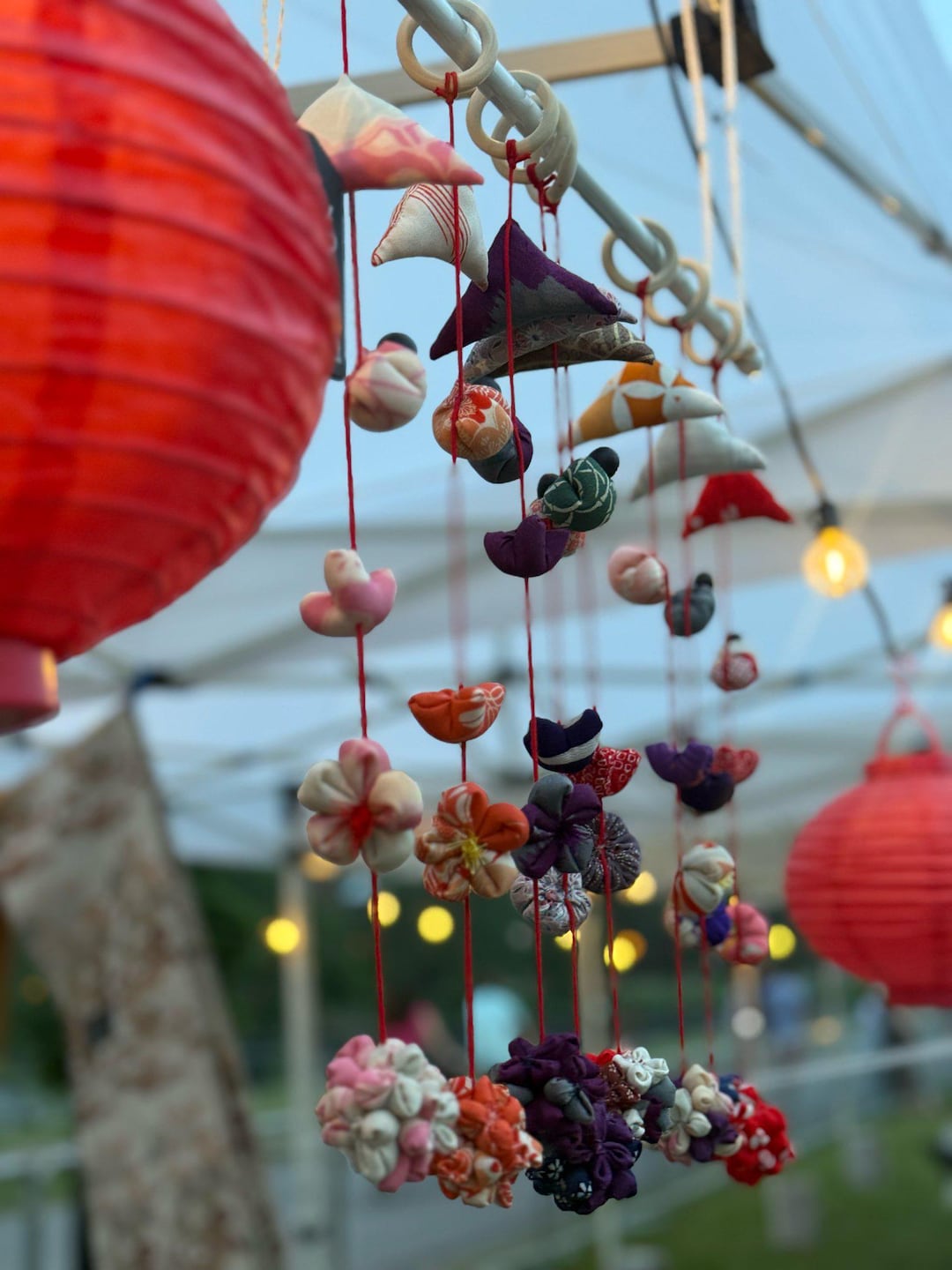 Handmade Silk Tsurushi-bina, Japanese Hanging Decoration, Hinamatsuri ...