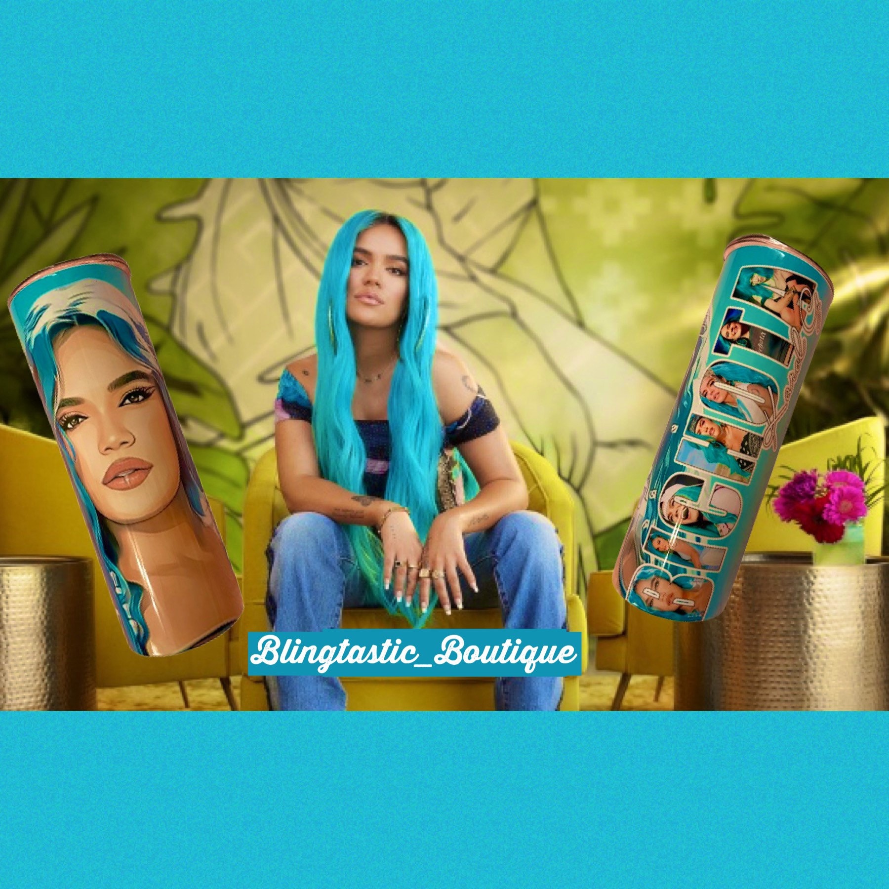 Karol G Tumbler - Etsy