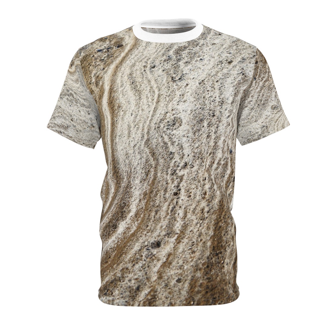 Unisex Nautical Salt and Sand Tshirt Tee AOP, Ocean Beach Nature ...