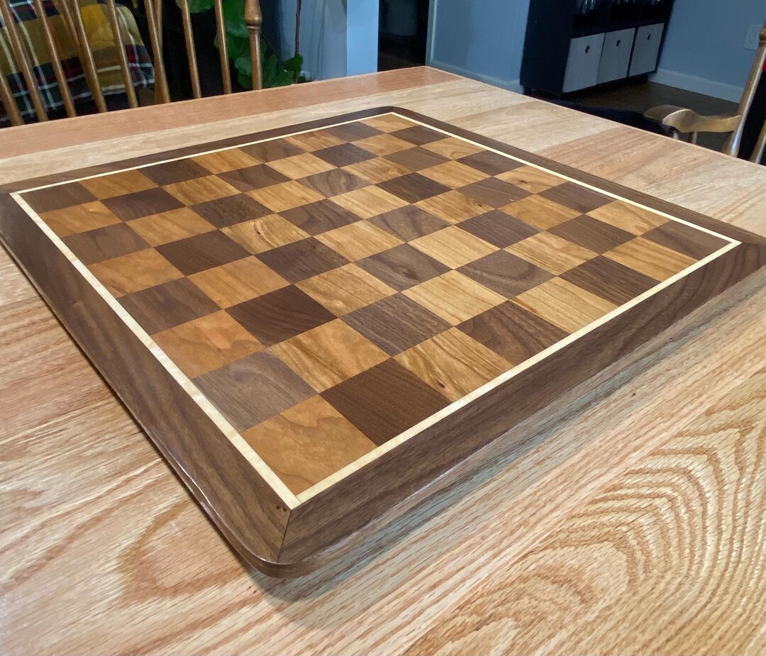 Walnut and Cherry Regulation-sized Chess Board - Etsy