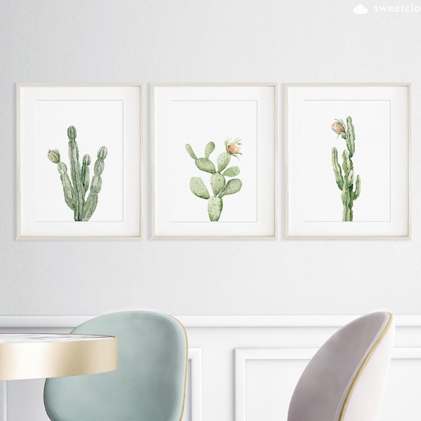 Cactus Print - Etsy