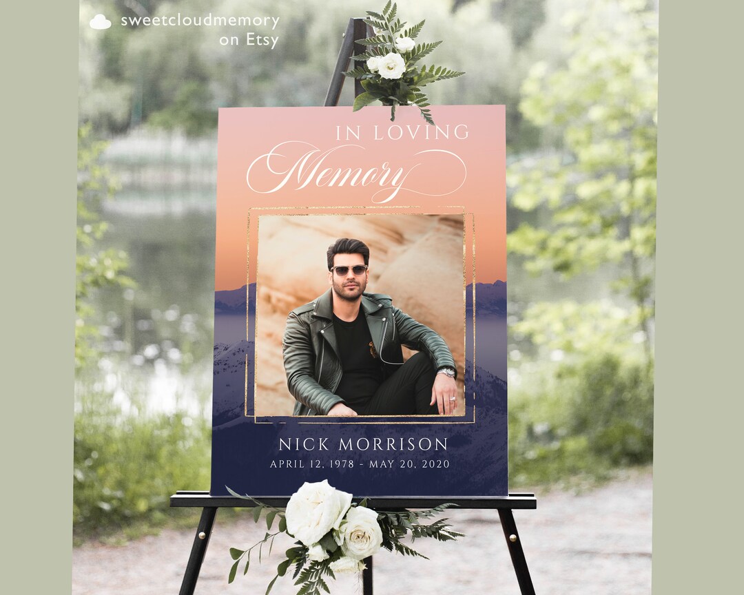 Celebrating the Life Sign Life Celebration Turquoise Sign Gold Frame ...