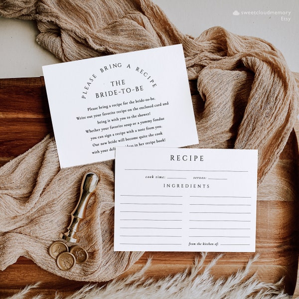 Recipe Cards - Etsy