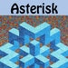 ASTERISK Quilt Pattern - EASY Beginner Friendly Project - 3D Quilt ...