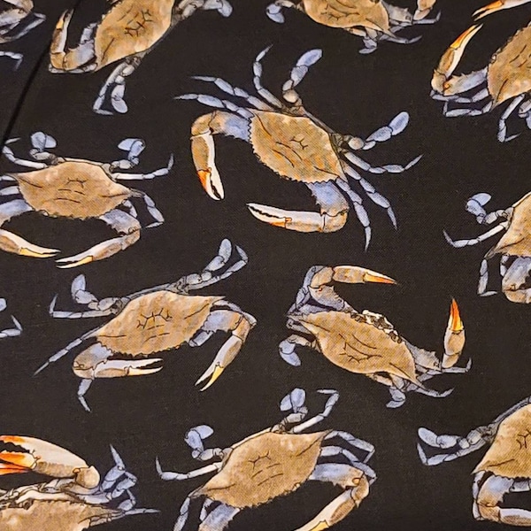Crab Fabric - Etsy