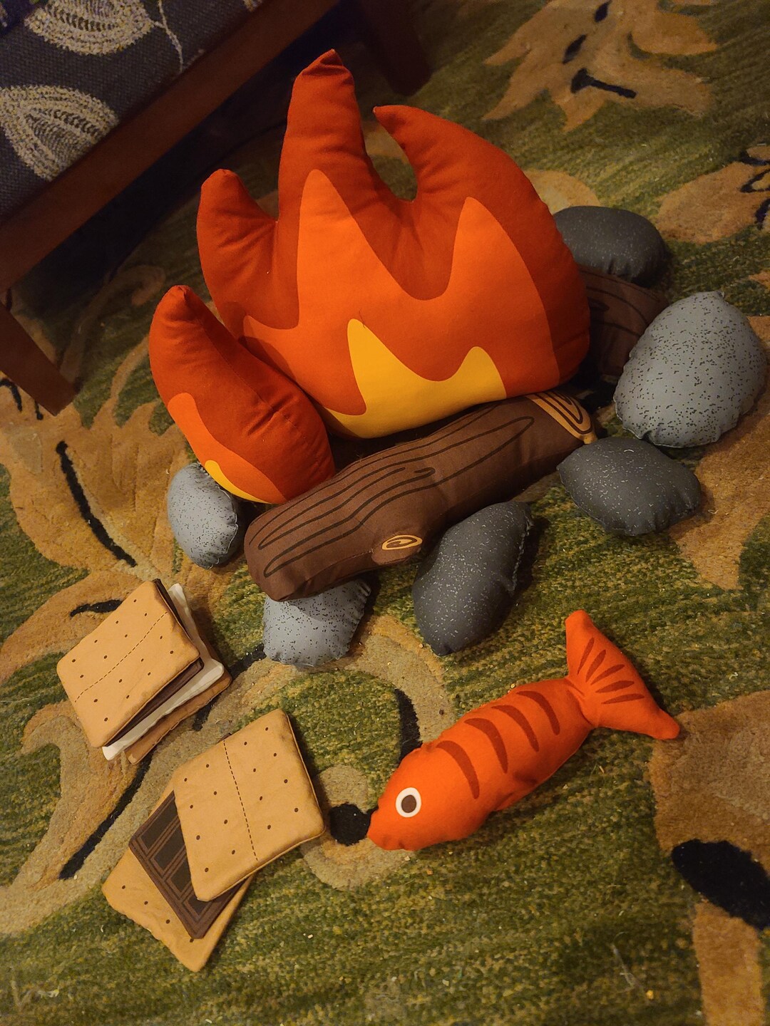 PLAY CAMPFIRE SET - Stuffie - Indoor Camping - Etsy