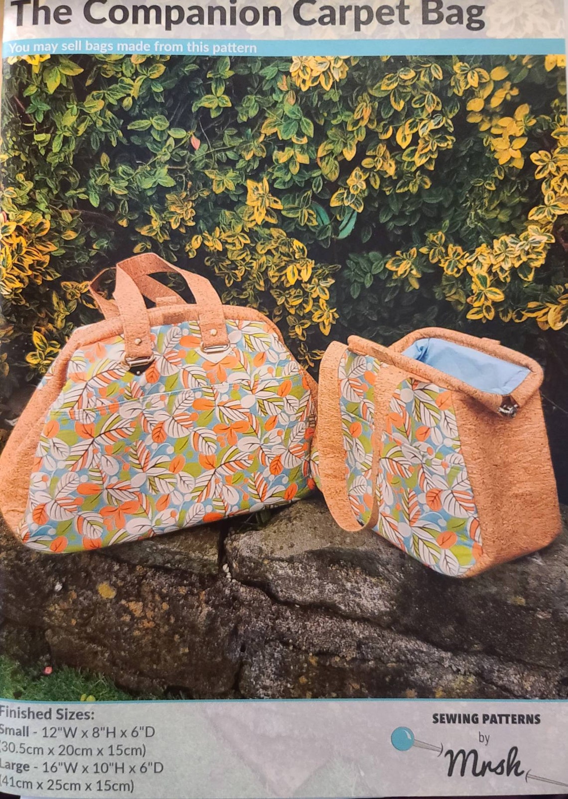Companion Carpet Bag PATTERN - Etsy