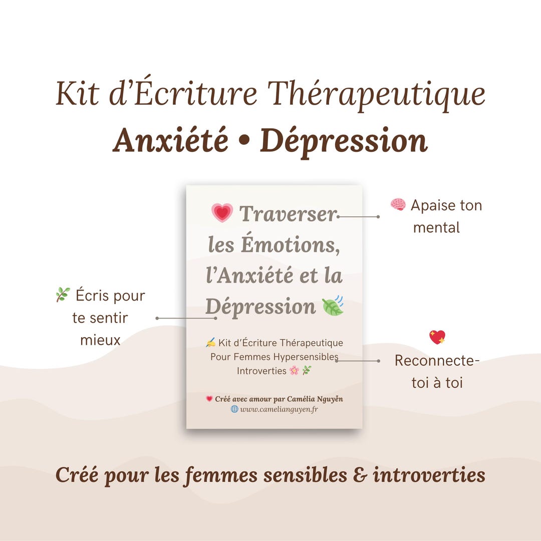 Writing Therapy Kit for Introverted and Highly Sensitive Women ...