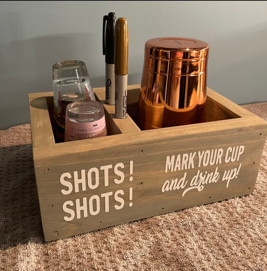 Solo Party Cup Holder Shot Glass Box - Marker Holder - Dispenser ...