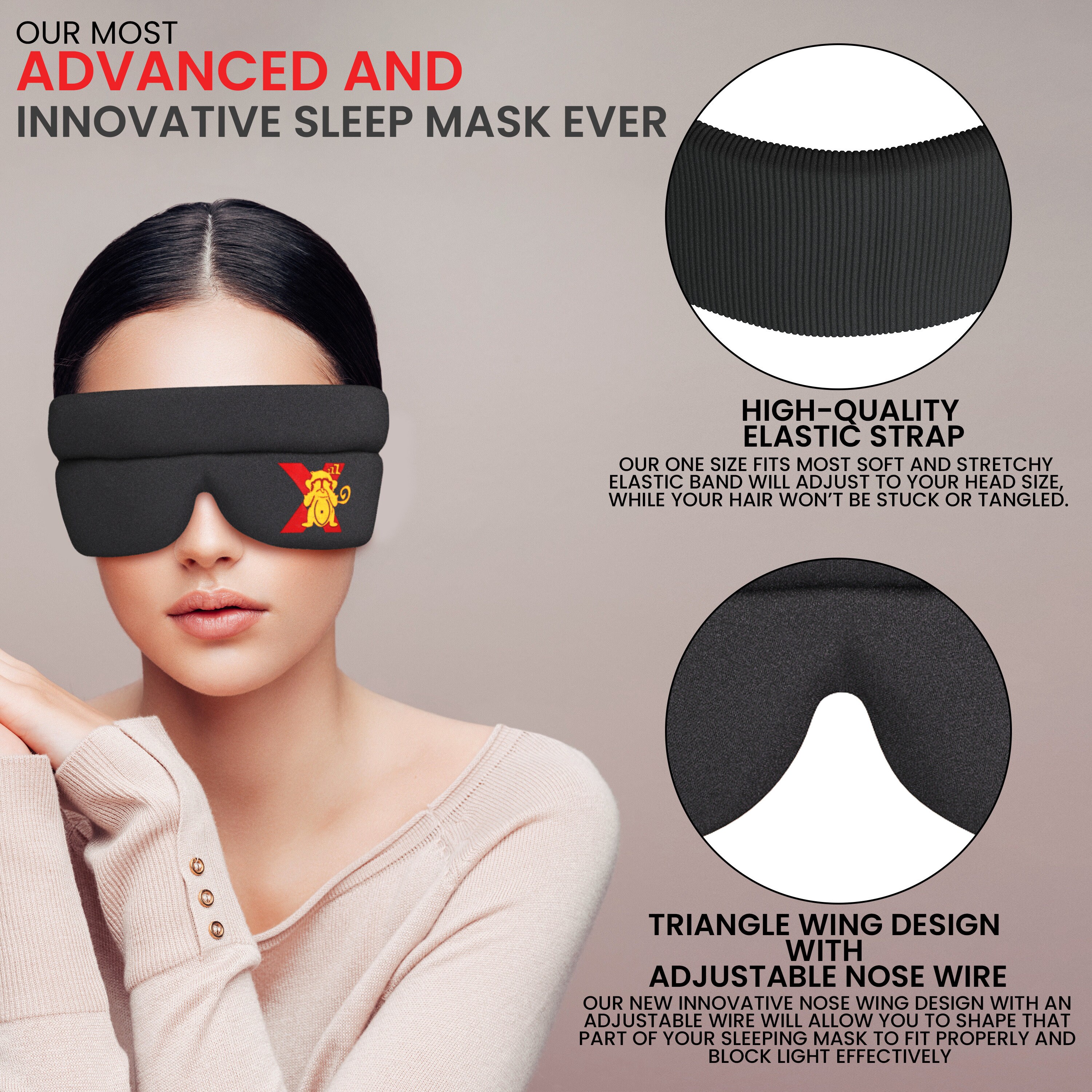 Sleep Monkey X | Ultra-comfort Sleep Mask: Experience Serene Slumber ...