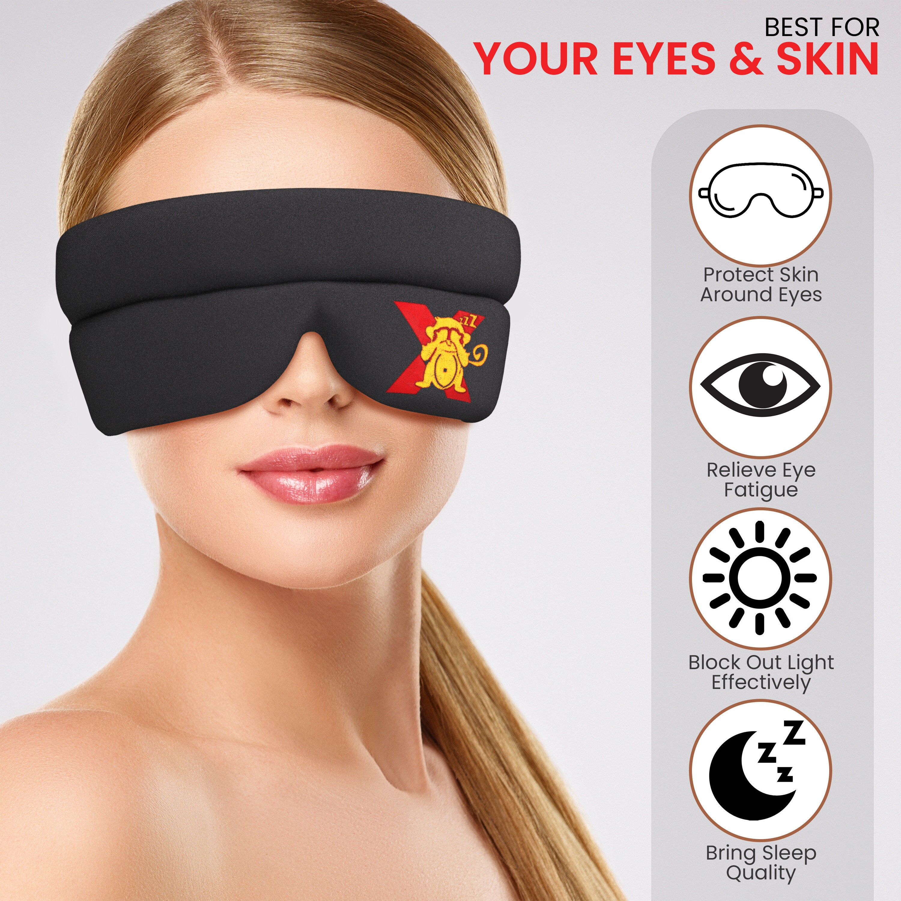 Sleep Monkey X | Ultra-comfort Sleep Mask: Experience Serene Slumber ...