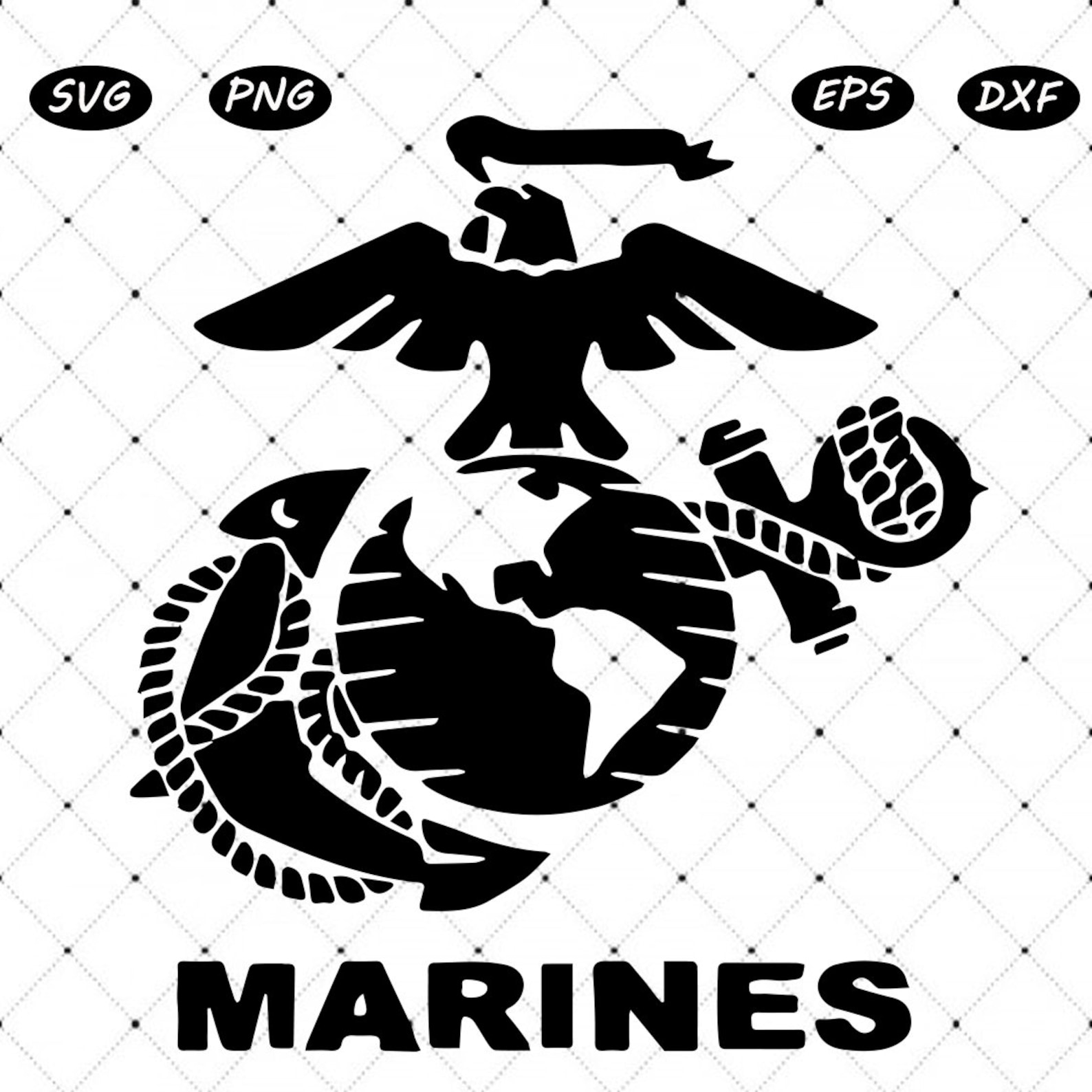 MaRiNe CoRps Svg Marine Corps lOgO Png US Army SvG USMS | Etsy