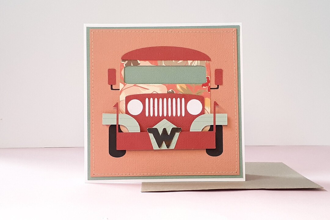 Jeepney Handmade Greeting Card / Pink Floral Wonder Woman - Etsy Australia