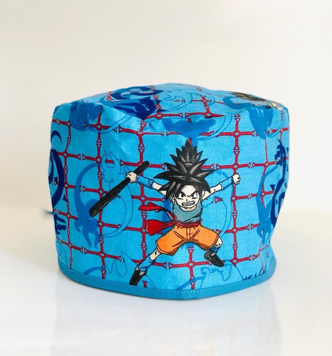 Surgical Cap Goku Vegeta.reusable, Eco-friendly, Cartoon, Doctor, Nurse ...