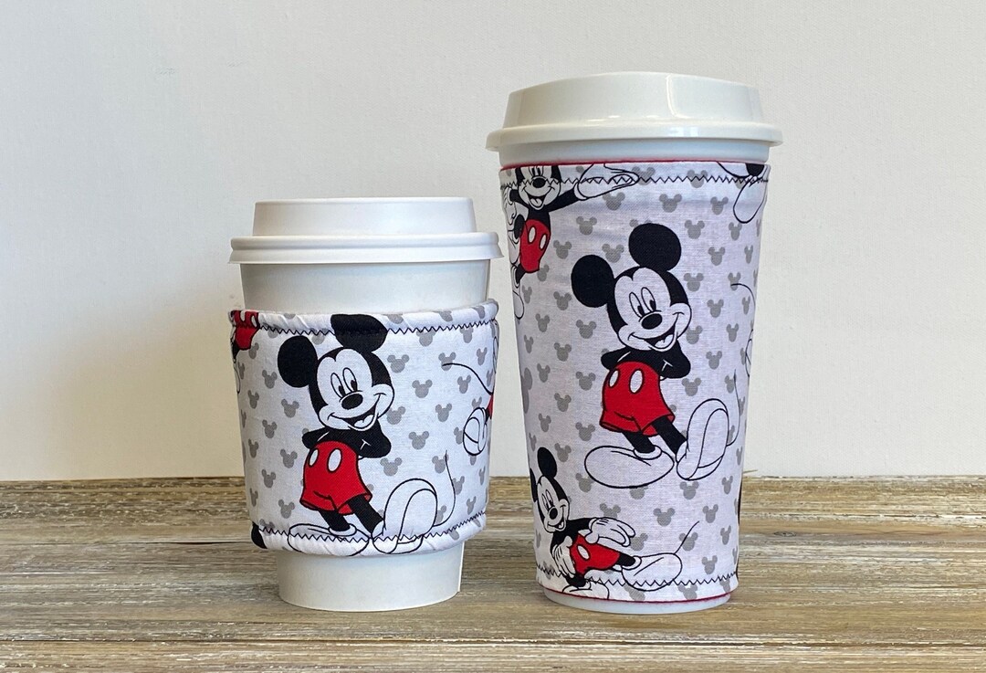 MICKEY MOUSE Coffee Cup Cozy / Disneyland - Etsy