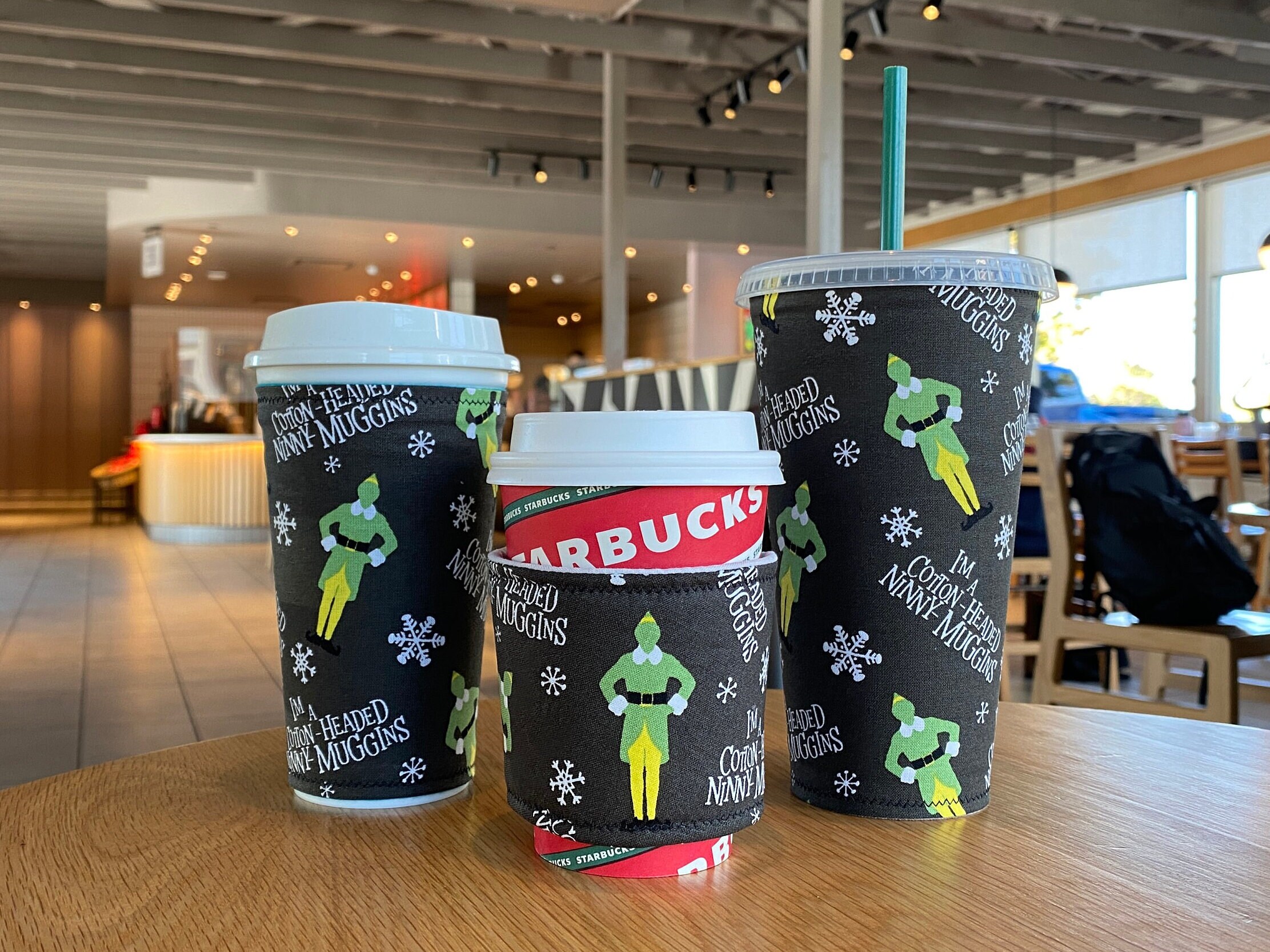 BUDDY THE ELF Coffee Cup Cozy - Etsy