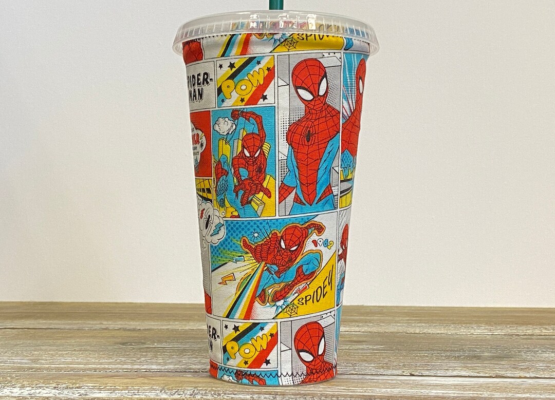 SPIDER-MAN Coffee Cup Cozy / Marvel Comic Books - Etsy