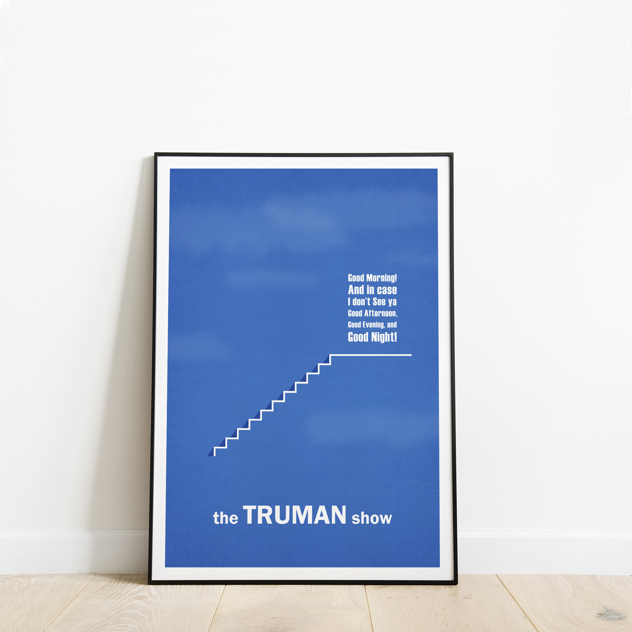 Digital Art Movie Poster: the Truman Show - Etsy