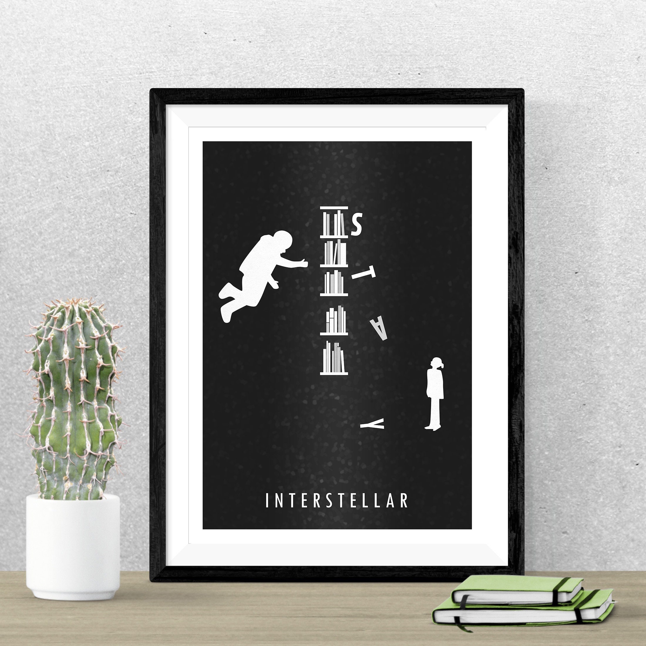 Digital Art Movie Poster: Interstellar - Etsy