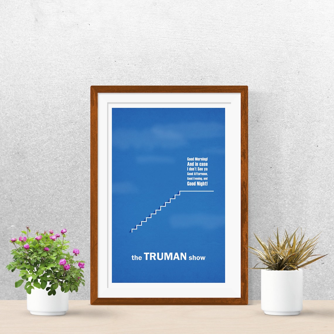 Digital Art Movie Poster: the Truman Show - Etsy