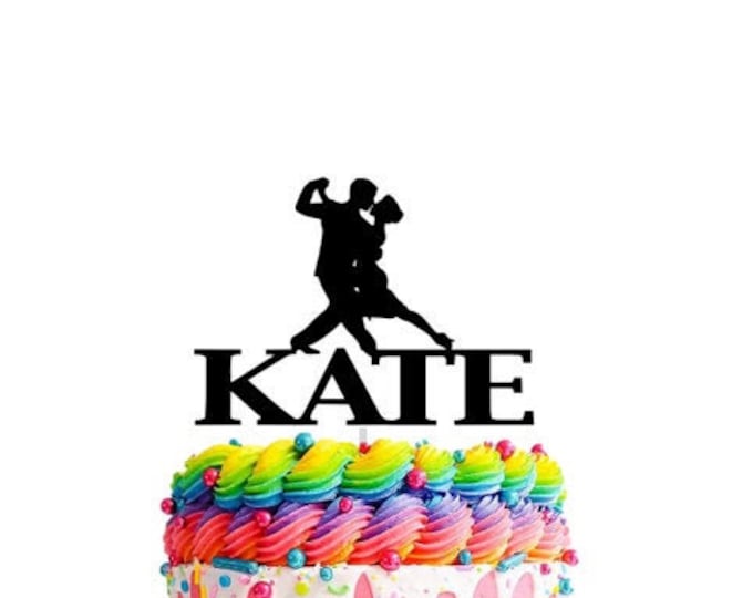 Personalised Dancing Cake Topper Personalised Dancer / Dance Cake ...