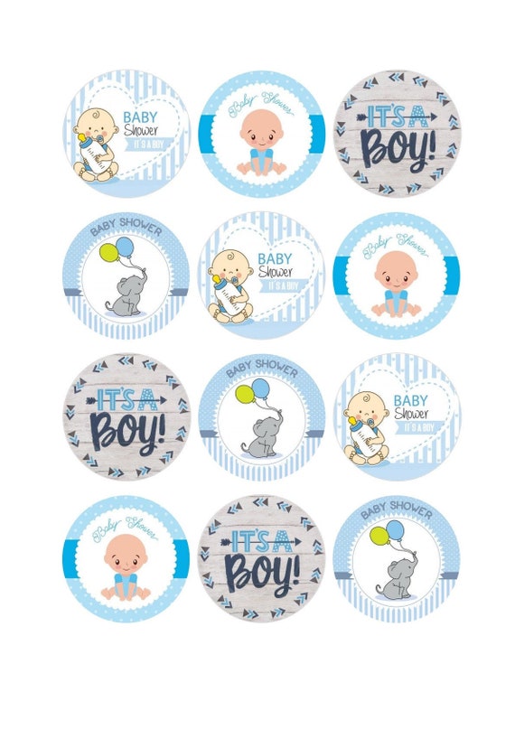 Etiquetas Y Rótulos Para Baby Shower De Gemelos Etiquetas Para