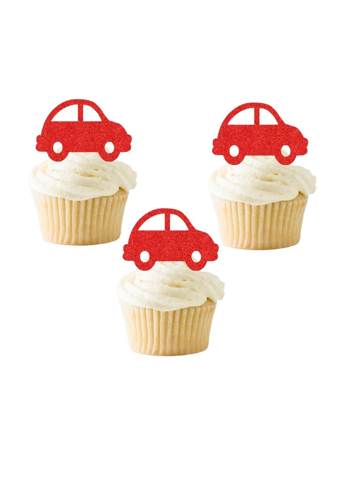 Car Cupcake Toppers / Vehicle Toppers / Motor Toppers / Car - Etsy