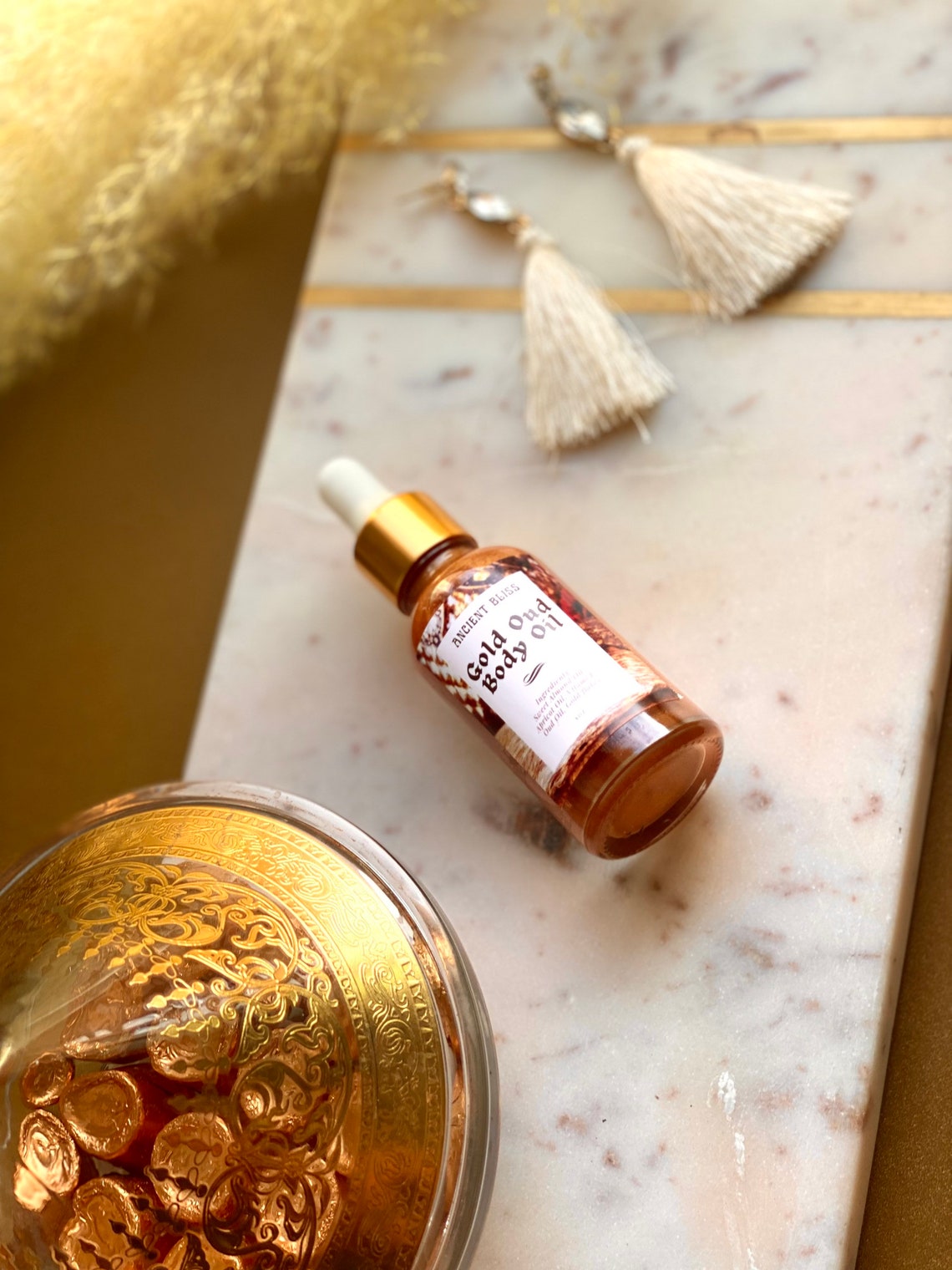 Gold Shimmer Body Oil, Liquid Gold Body Highlighter. Tanning Oil - Etsy