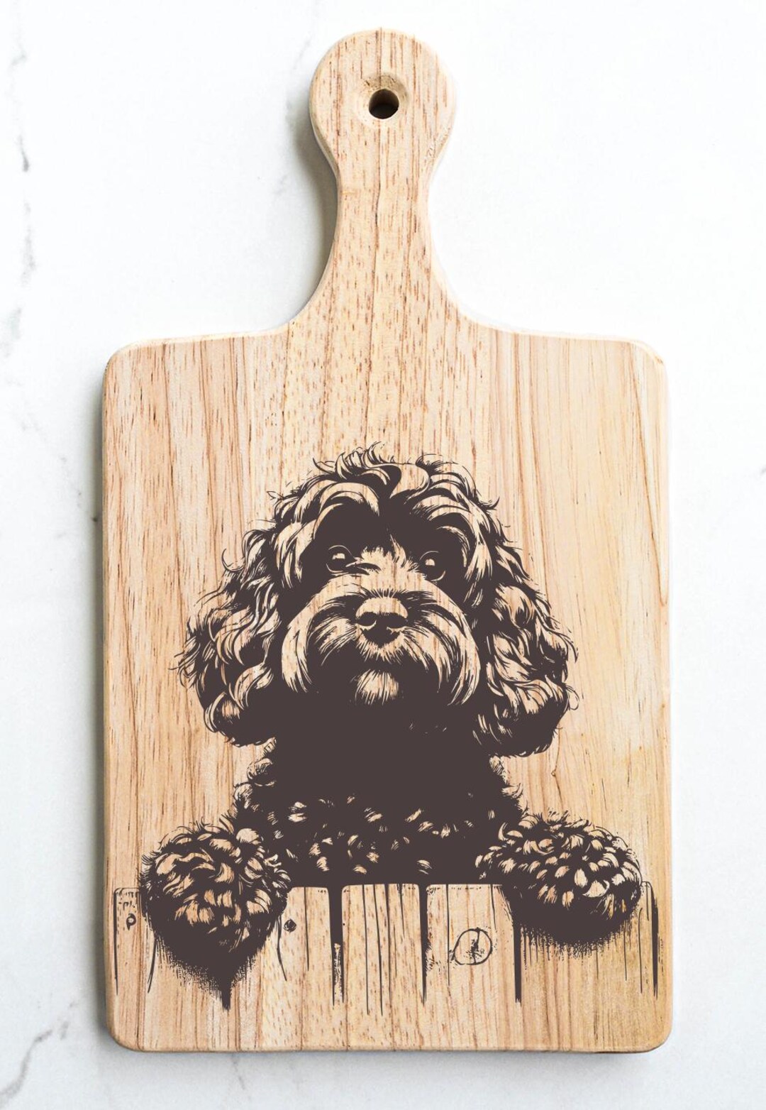 Cockapoo Dog Cheese Bread Charcuterie Cutting Board - Etsy