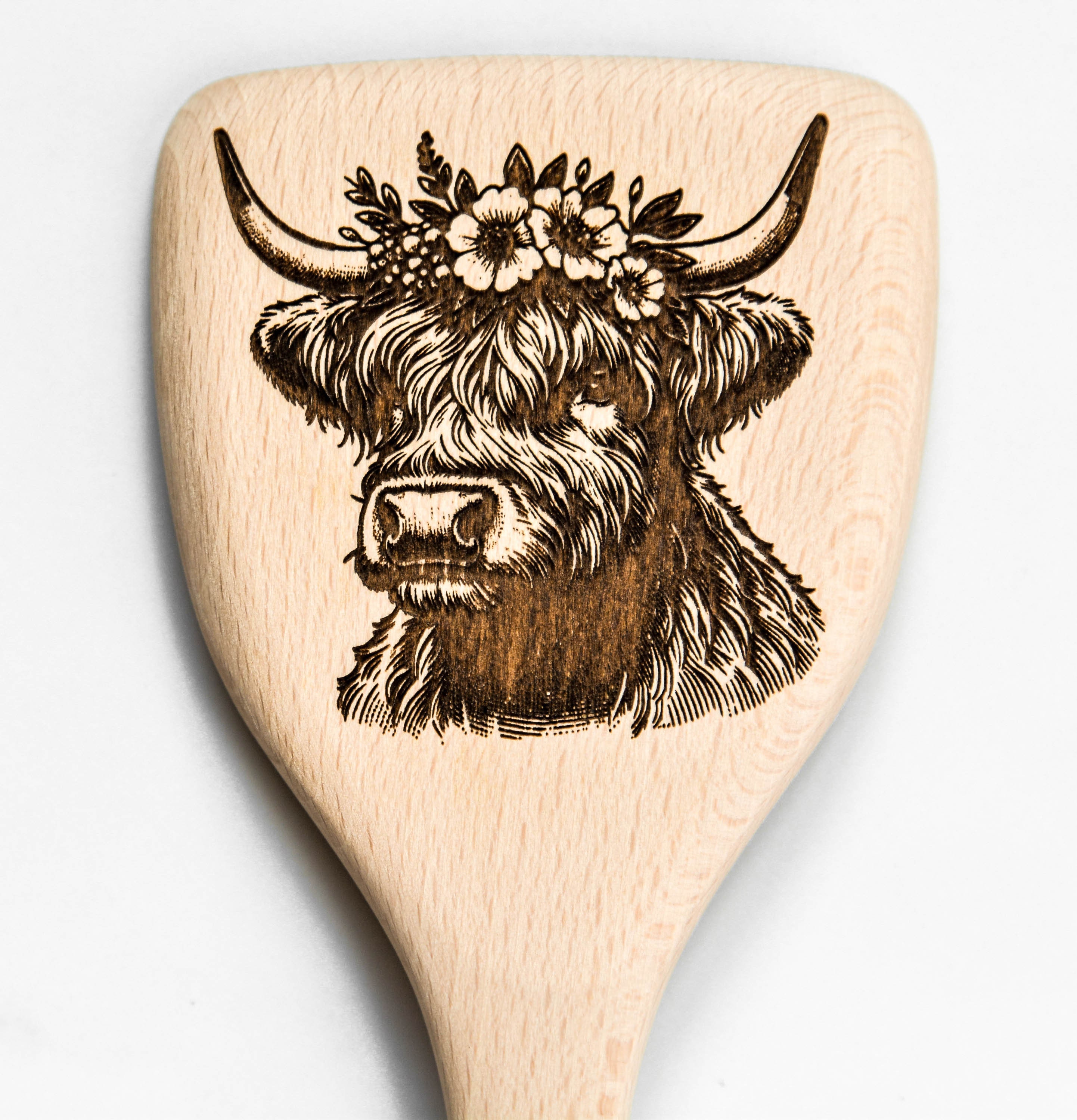 Highland Cow Coo Scottish Cow Spatula - Etsy