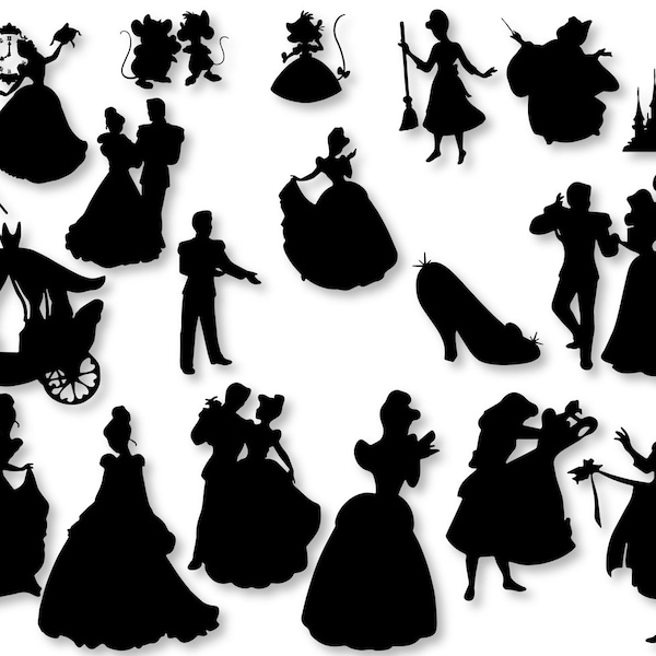 Cinderella Vector - Etsy