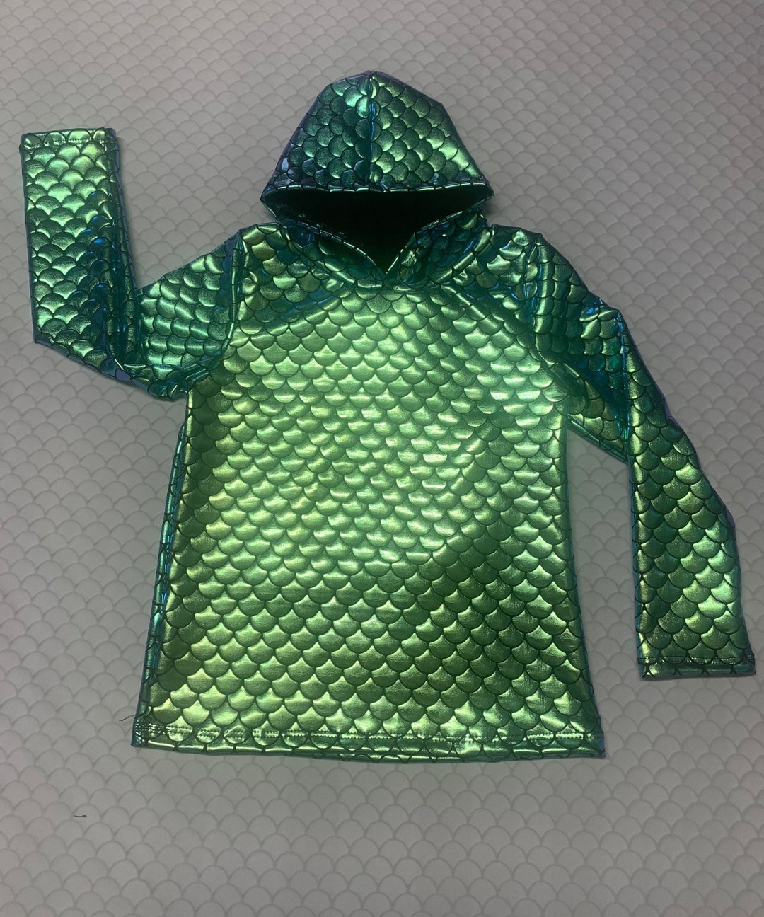 KIDS Mermaid Hooded Tee/ Mermaid Hood / Halloween Mermaid Hoodie - Etsy