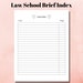 Law School Case Index| Law School Template | Law School Class Prep ...