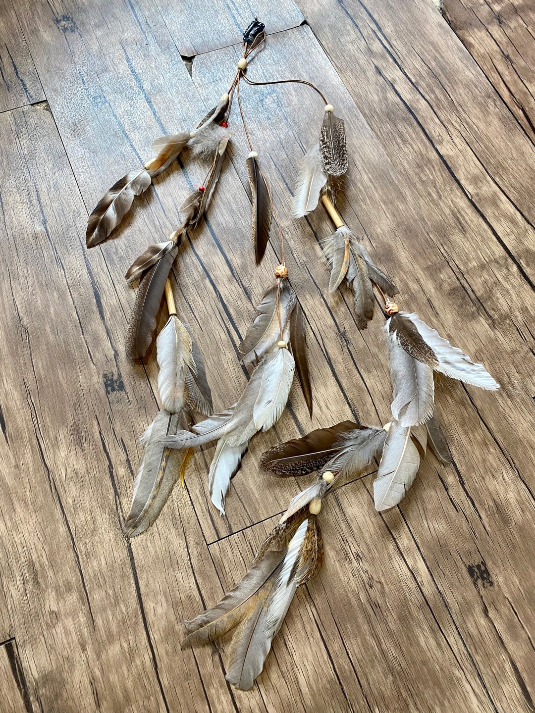 Feather Clip in Extension Handmade Cruelty Free Festival Bohemian Hair ...